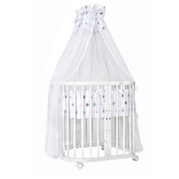 BABYBETT WHITE, 7in1 mit Matratze