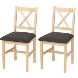 MCW ESSZIMMERSTUHL Braun, Schwarz 2er-Set
