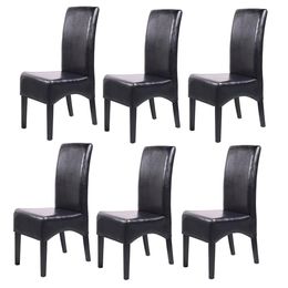 MCW ESSZIMMERSTUHL Schwarz 6er-Set
