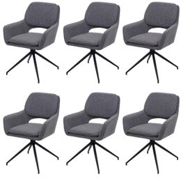 MCW ESSZIMMERSTUHL Grau 6er-Set