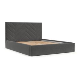 POLSTERBETT Arco 160/200 cm Anthrazit im Asti Stoff