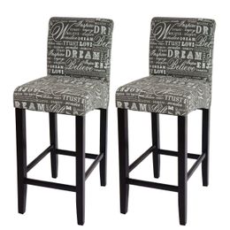 MCW BARHOCKER Grau 2er-Set