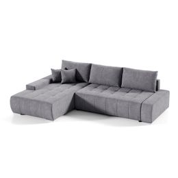 ECKSOFA Jonas 4 Sitzpl&auml;tze Grau