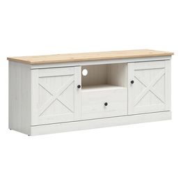 TV-M&Ouml;BEL Victoria Wei&szlig; und Holz