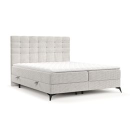 BOXBETT Niro 140/200 cm Creme im Bonita Stoff