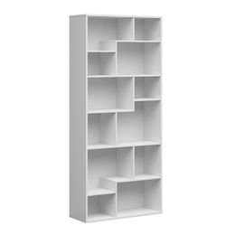 B&Uuml;CHERREGAL Edwin Wei&szlig;