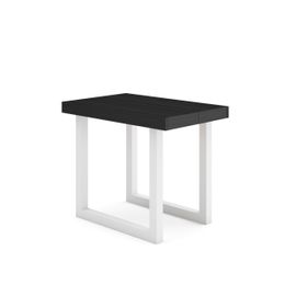 ESSTISCH ausziehbar 58 bis 302cm, f&uuml;r 14 G&auml;ste, schwarz, 58/90/73cm