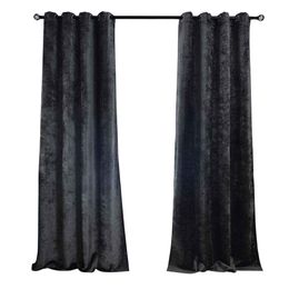 gardinenbox VORHANG 2ER SET &raquo;N&uuml;rnberg&laquo; HxB 245x135 cm Dunkelgrau