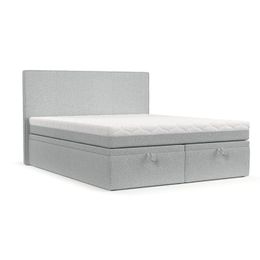 BOXBETT Zalla 180/200 cm Hellgrau im Riva Stoff