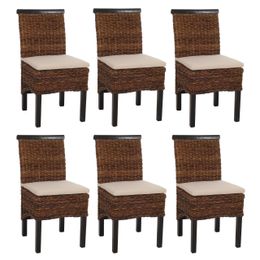 MCW ESSZIMMERSTUHL Braun 6er-Set