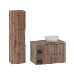 BADM&Ouml;BEL 80.6cm Tao 2er-Set Holz
