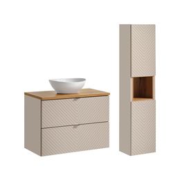 BADM&Ouml;BEL 80.4cm Manoa 2er-Set Kaschmir