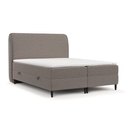 BOXBETT Lunaro 120/200 cm Beige im Bubble Stoff