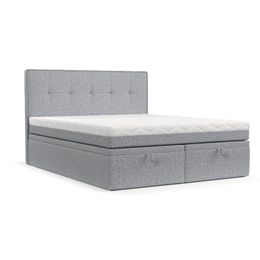 BOXBETT Arivo 180/200 cm Grau im Riva Stoff