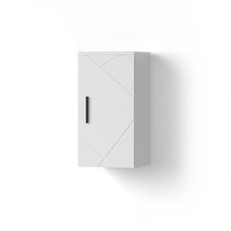 BADSCHRANK Ronco Wei&szlig; Hochglanz 30 x 59 cm
