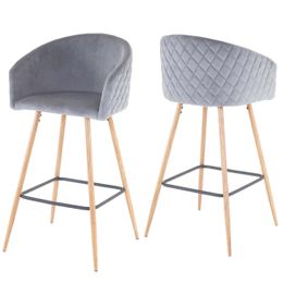 MCW BARHOCKER Grau 2er-Set