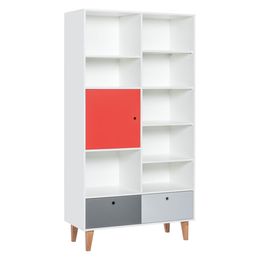 B&Uuml;CHERREGAL Rot