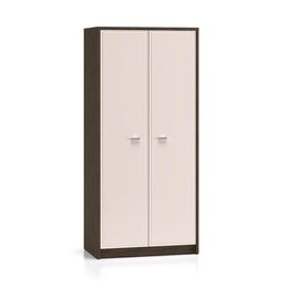 SCHRANK 2 T&uuml;ren Kaius Kaschmir und Dunkles Holz