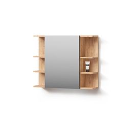 BADSPIEGELSCHRANK Fucino Goldkraft Eiche 79.6 x 64 cm