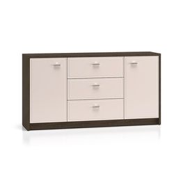 SIDEBOARD Kaius Kaschmir und Dunkles Holz