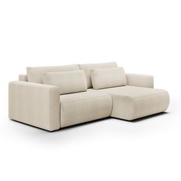 ECKSOFA Evy 3 Sitzpl&auml;tze Beige
