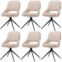 MCW ESSZIMMERSTUHL Beige 6er-Set