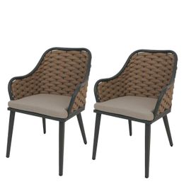 MCW GARTENSTUHL Beige, Braun