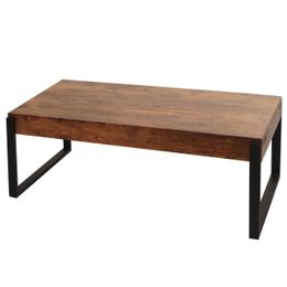 MCW COUCHTISCH eckig Wildeiche Dekor