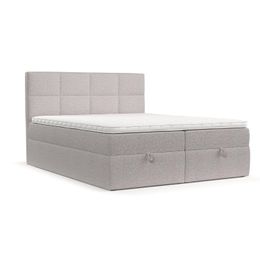 BOXBETT Velto 160/200 cm Beige im Riva Stoff
