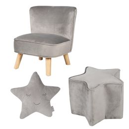 Roba KINDERSESSEL klein 3-tlg. silbergrau