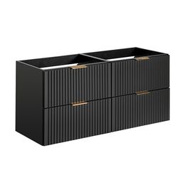 WASCHTISCHUNTERSCHRANK 120.4cm Adriel Mattschwarz