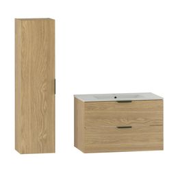 BADM&Ouml;BEL 80cm Astrid 2er-Set Holz