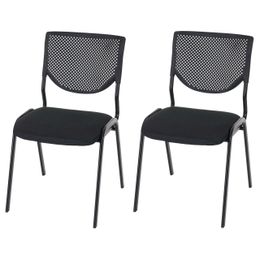 MCW BESUCHERSTUHL Schwarz 2er-Set