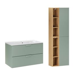 BADM&Ouml;BEL 81cm Oria 2er-Set Gr&uuml;n