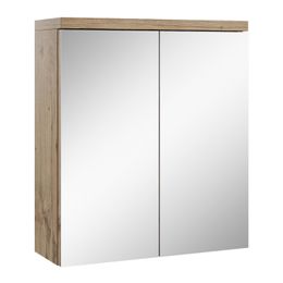 Badplaats SPIEGELSCHRANK Toledo Kastanien Eiche - 60 x 20 x 60 cm