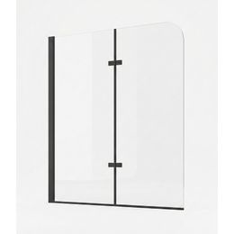 Badplaats BADEWANNE Austin 2 Teile cm Schwarz - 100 x 140 cm