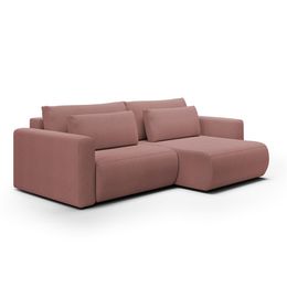 ECKSOFA Evy 3 Sitzpl&auml;tze Rose
