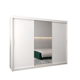 SCHIEBET&Uuml;RENSCHRANK mit Spiegel TOKYO 1 200/250/62 3-t&uuml;rig