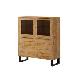 GESCHIRRSCHRANK Eden Holz und Metall
