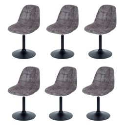 MCW ESSZIMMERSTUHL Braun 6er-Set