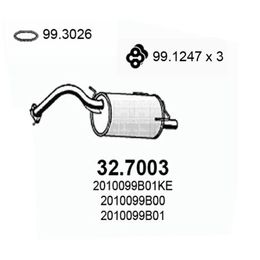 Asso Endschalld&auml;mpfer 327003 f&uuml;r NISSAN