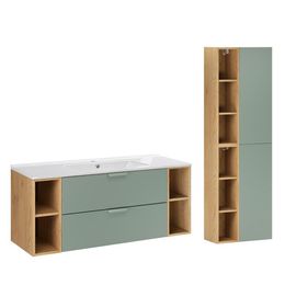 BADM&Ouml;BEL 121cm Oria 2er-Set Gr&uuml;n