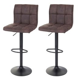 MCW BARHOCKER Dunkelbraun 2er-Set