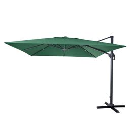 MCW AMPELSCHIRM I Dunkelgr&uuml;n 300/300 cm