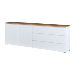 SIDEBOARD Liko Wei&szlig; und Holz