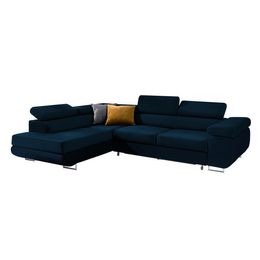 ECKSOFA Wilson 4 Sitzpl&auml;tze Blau