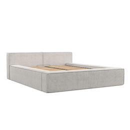 POLSTERBETT Casto mit Stauraum 180/200 cm Creme im Bonita Stoff