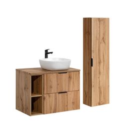 BADM&Ouml;BEL 80.6cm Adriel 2er-Set Holz
