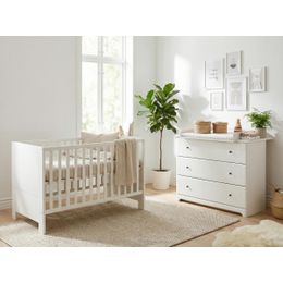 Arthur Berndt BABYZIMMER SET Thilo 2-tlg. Wickelkommode Babybett