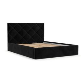 POLSTERBETT Torno 160/200 cm Schwarz im Kronos Stoff